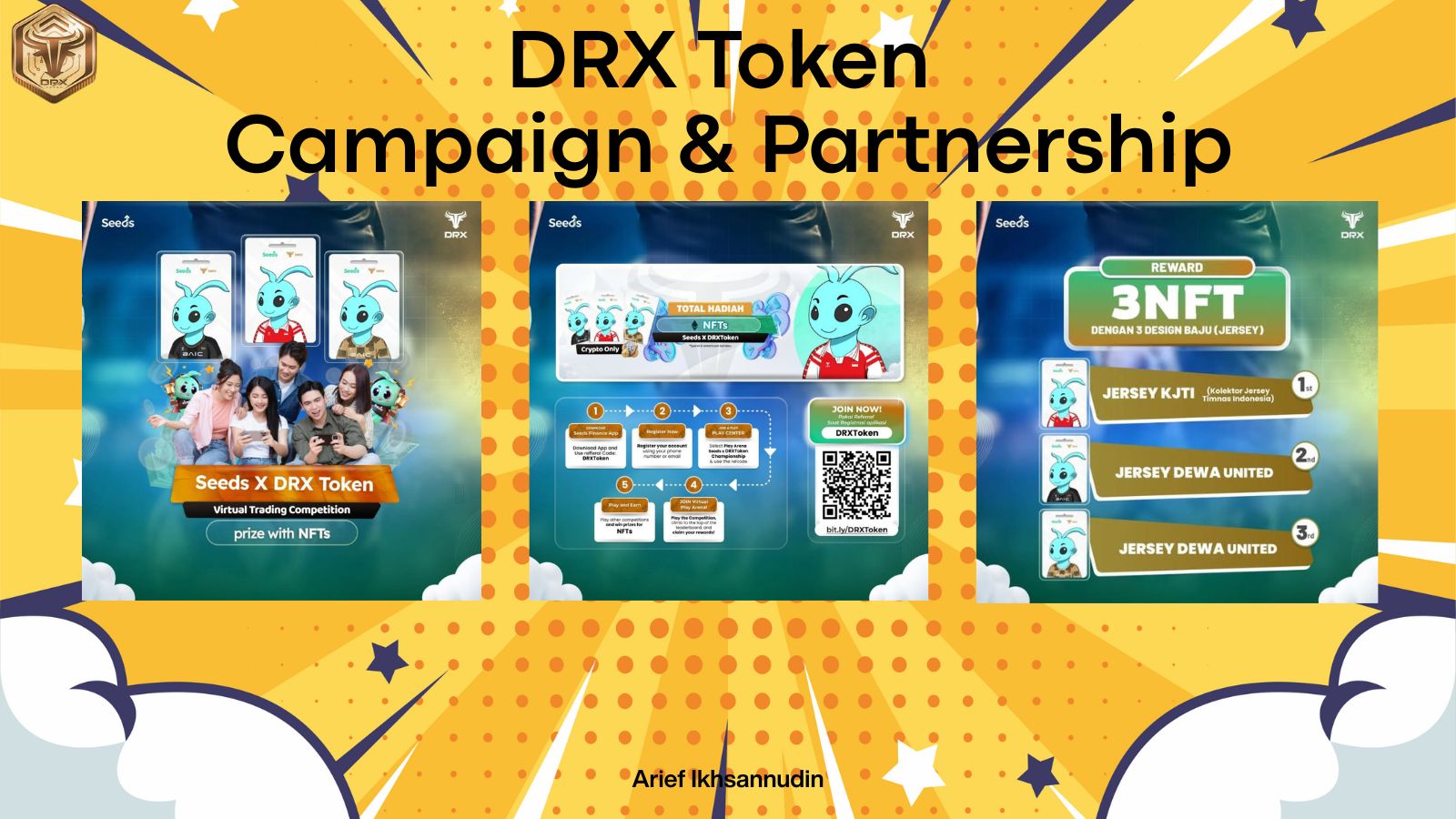 Launched a campaign partnership between Seeds and DRX Token. Led a virtual trading competition ...